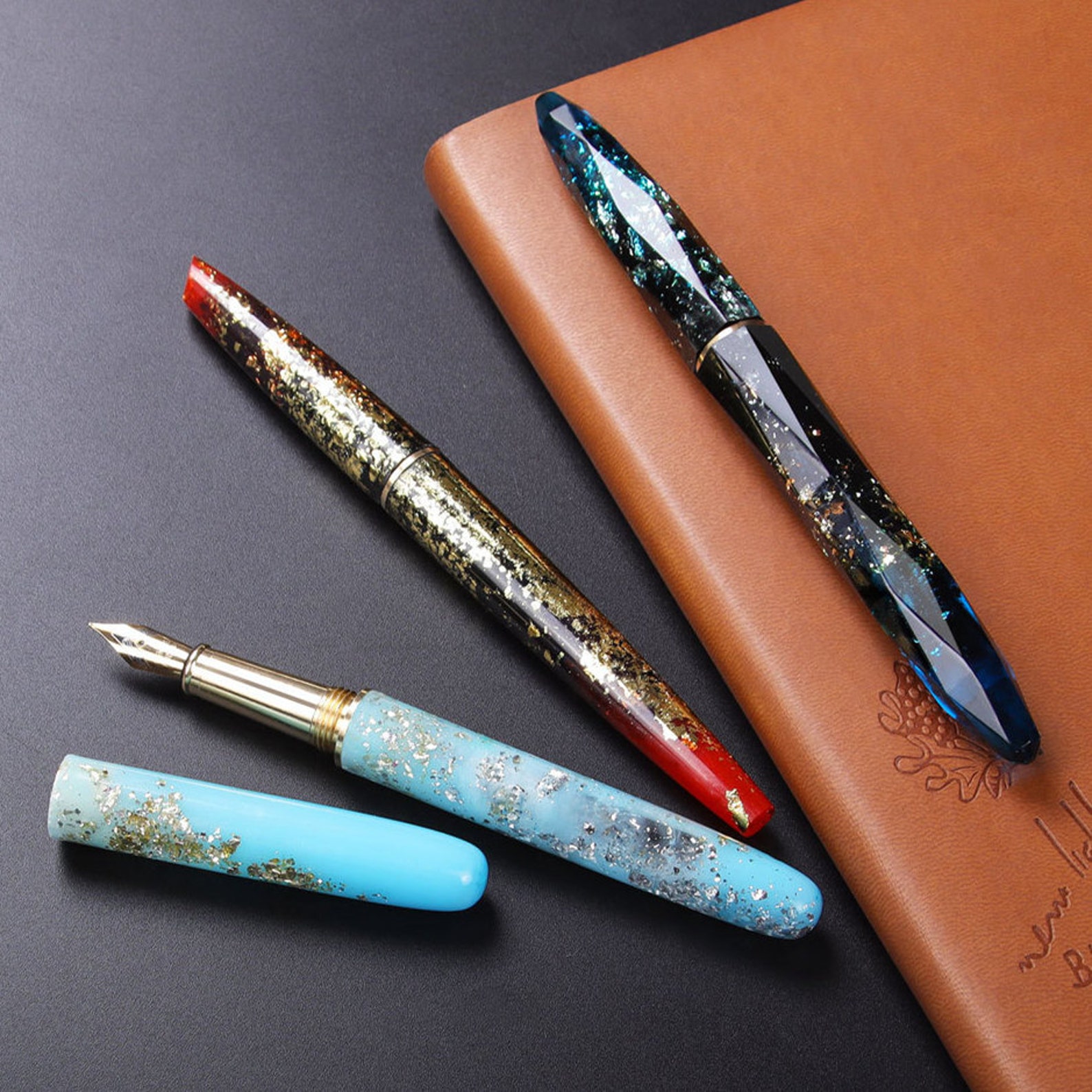 3 Styles Fountain Pen Silicone Mold-fountain Pen Cap Resin Mold-diy ...