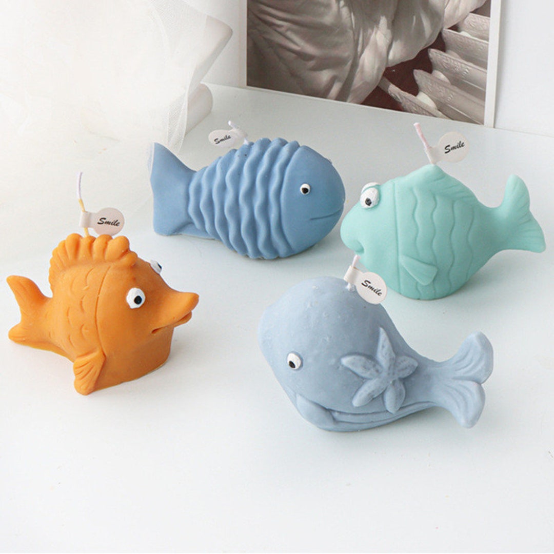 Sea Animals Candle Silicone Mold-ocean Fish Candle Mold-clownfish ...