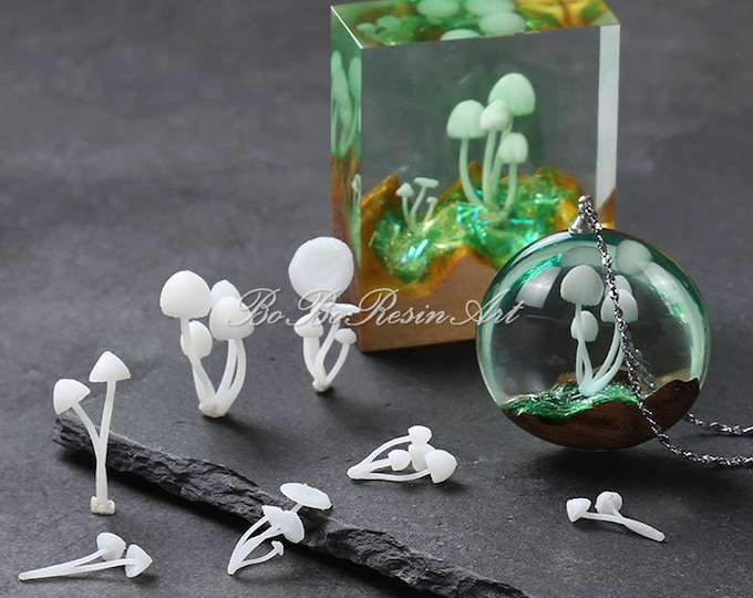 Mini 3D Mushroom Model-simulation Mushroom Filler for Resin Mold-diy ...