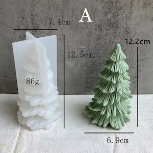 Christmas Tree Silicone Mold-christmas Tree Resin Mold-pine Tree Candle ...