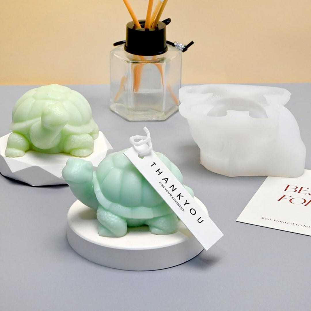 3D Turtle Silicone Mold-turtle Resin Mold-sea Turtle Candle Mold-animal ...
