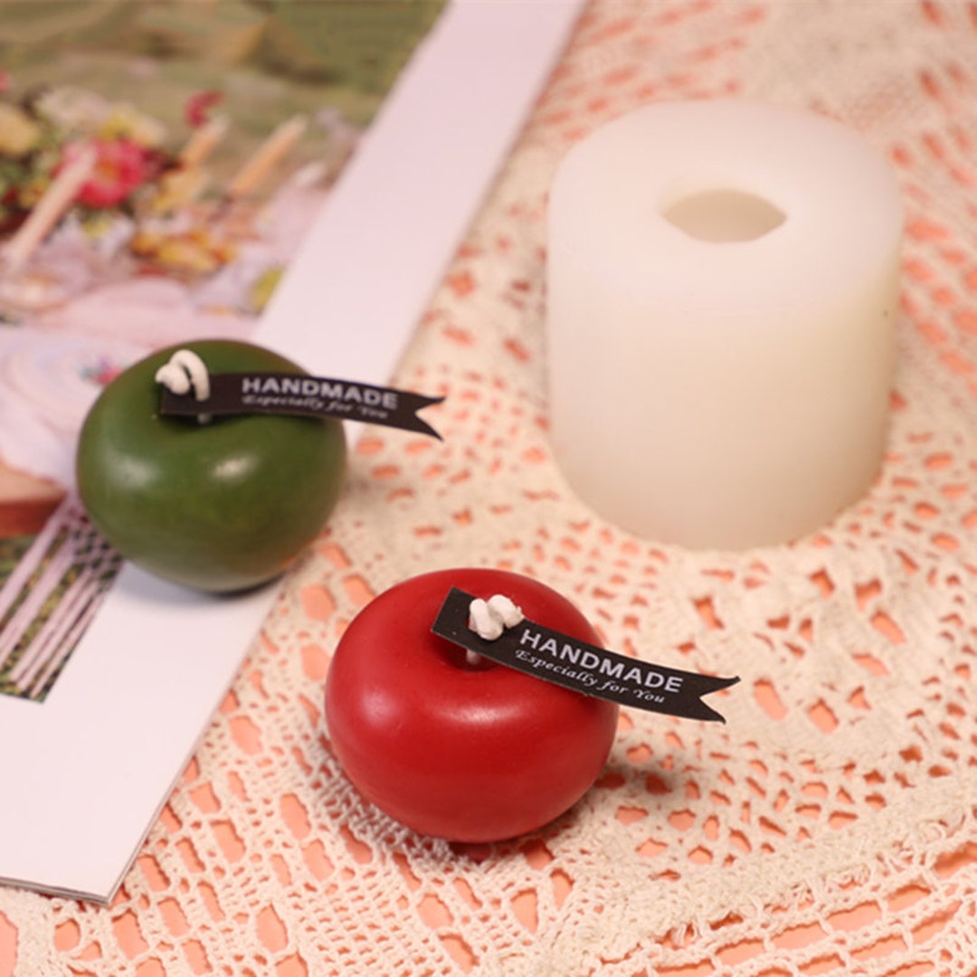 Small Apple Silicone Mold-fruit Apple Candle Mold-christmas Apple ...