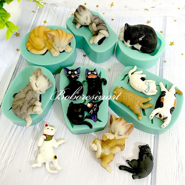 Sleeping Cats Mold - Etsy
