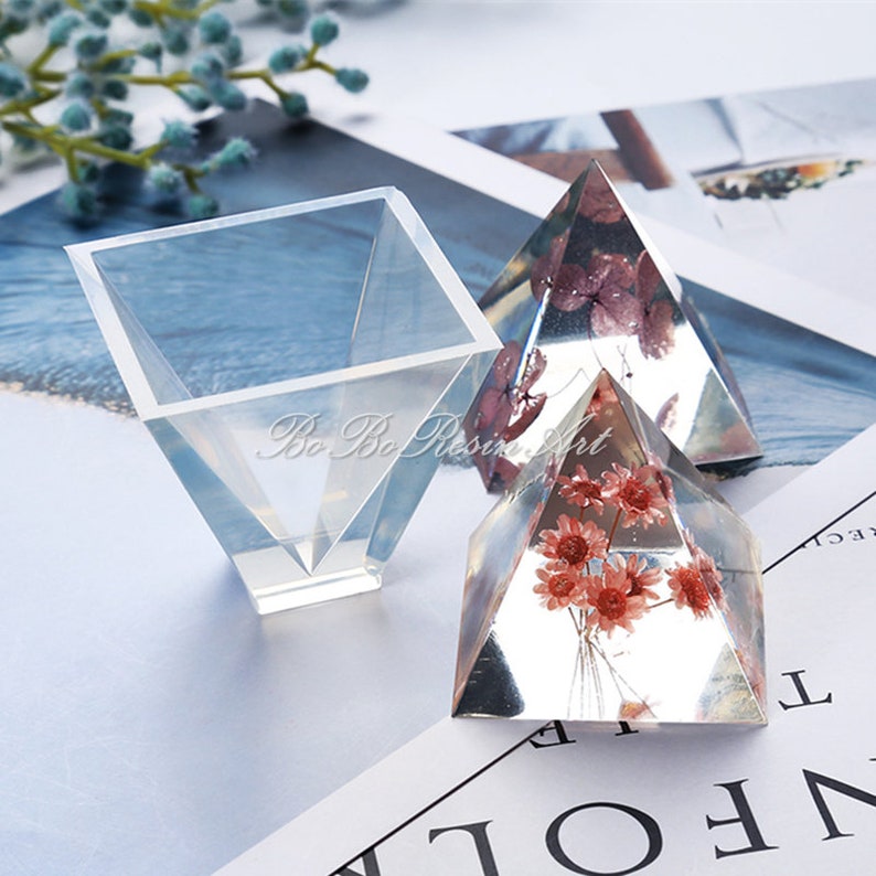 Geometric Pyramid Silicone Mold-pyramid Resin Mold-orgone Pyramid Mold ...