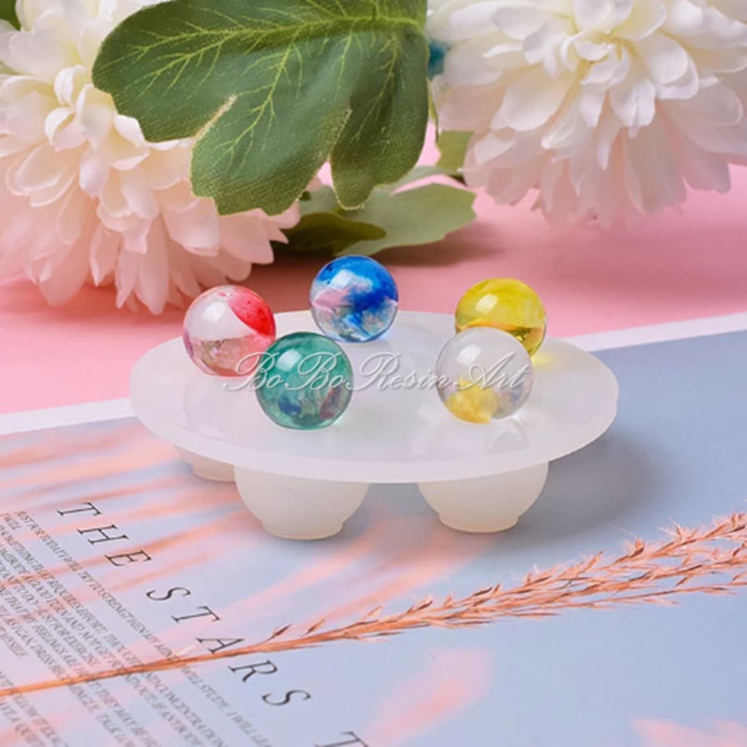 12mm Beads Silicone Mold-round Bead Resin Mold-silicone Bead Mold ...