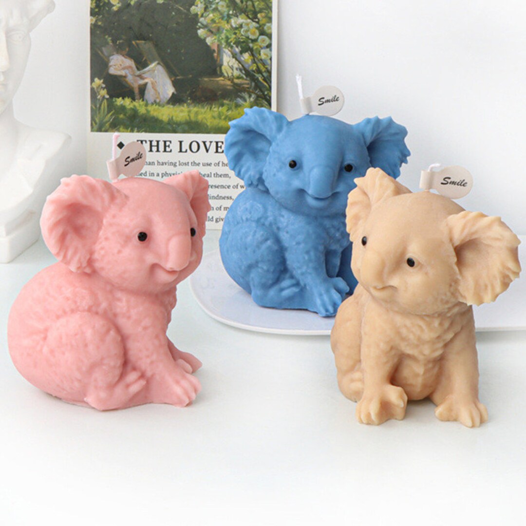 Animal Koala Silicone Mold-cute Koala Candle Mold-koala Soap Mold ...