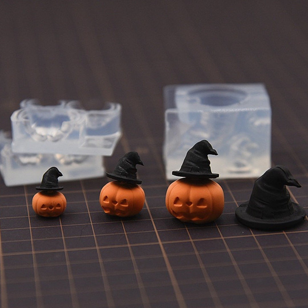 Miniature Pumpkin Silicone Mold-halloween Pumpkin Resin Mold-dollhouse ...