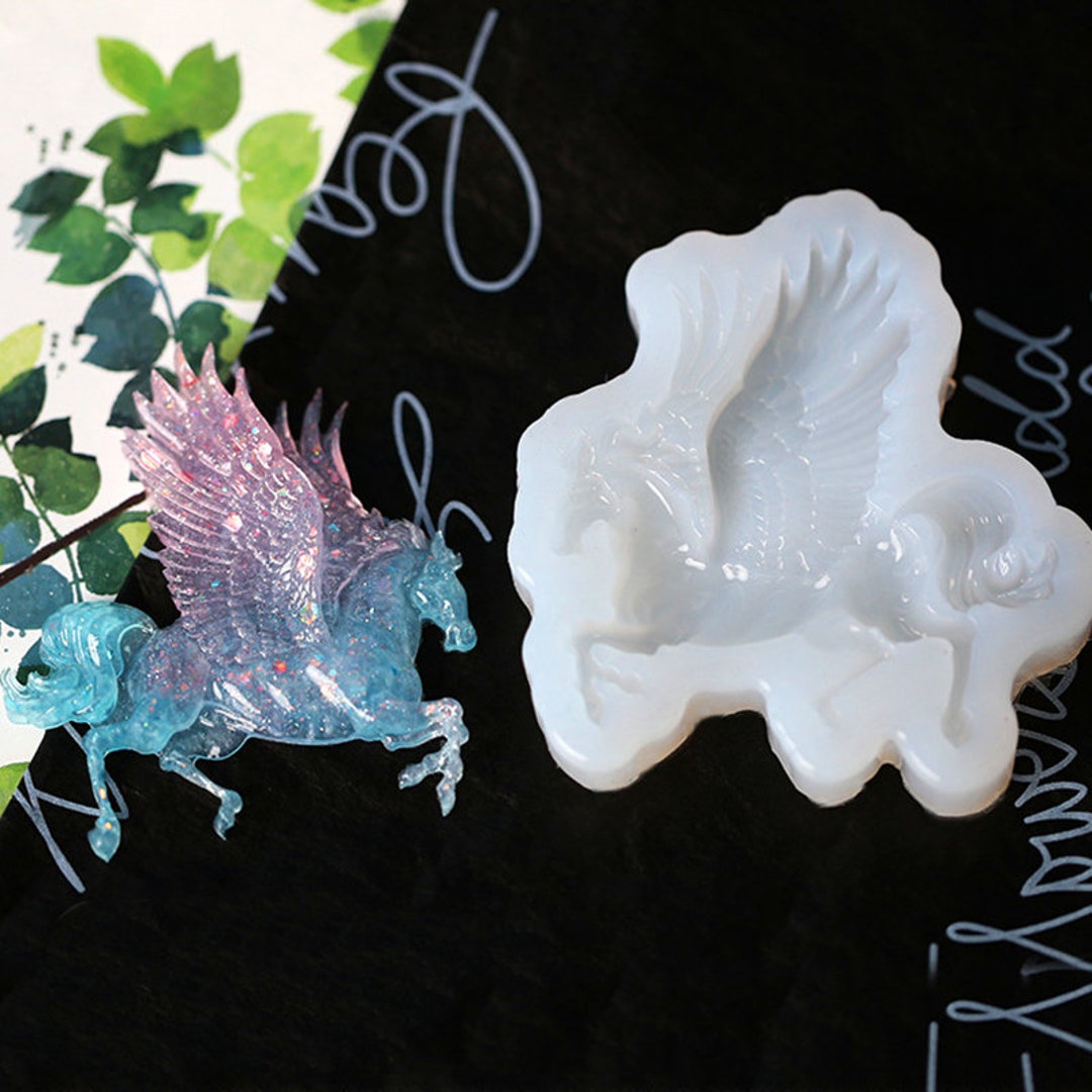Pegasus Silicone Mold-pegasus Resin Mold-animal Horse Mold-the Flying ...