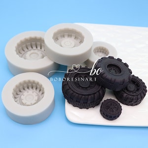 Tire Fondant Cake Silicone Mold-tire Chocolate Mold-car Tires Resin ...