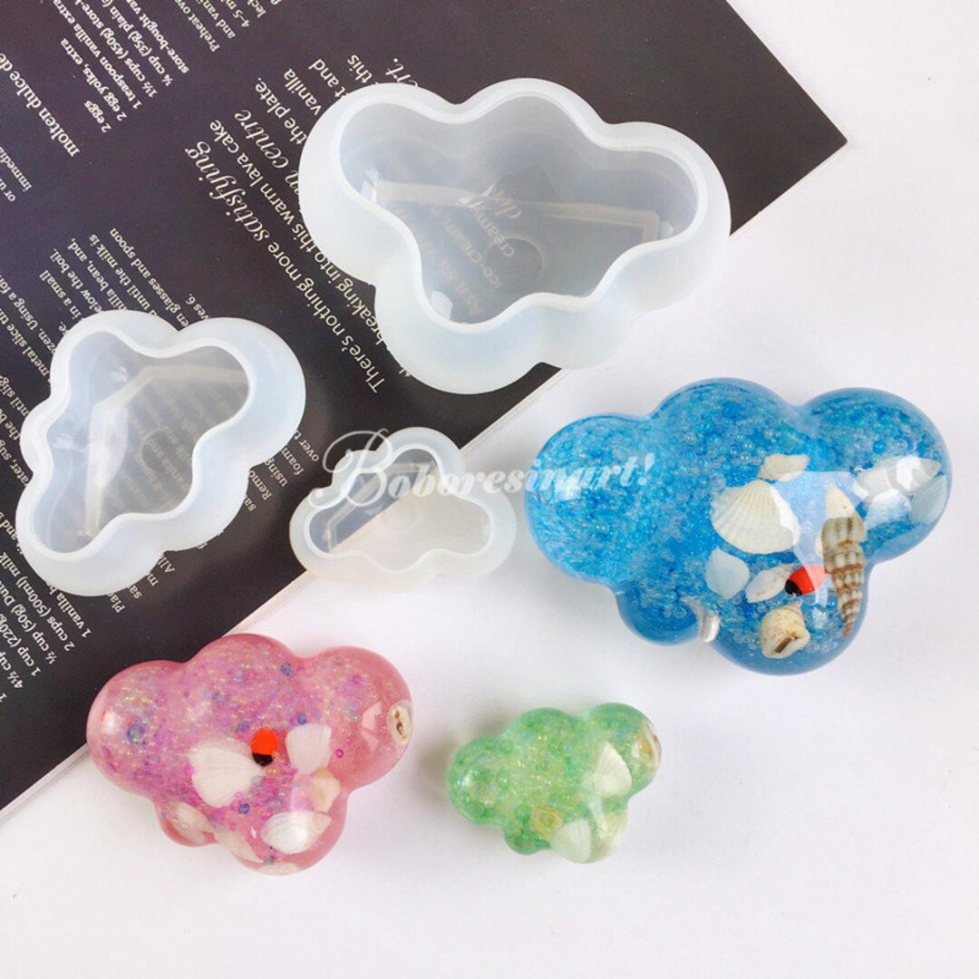 3D Cloud Silicone Mold-cloud Resin Mold-cloud Keychain Mold-cloud ...