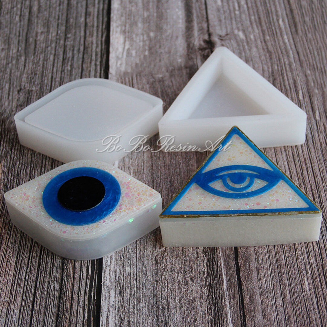 Evil Eye Box Silicone Mold-evil Eye Storage Box Resin Mold-jewelry ...