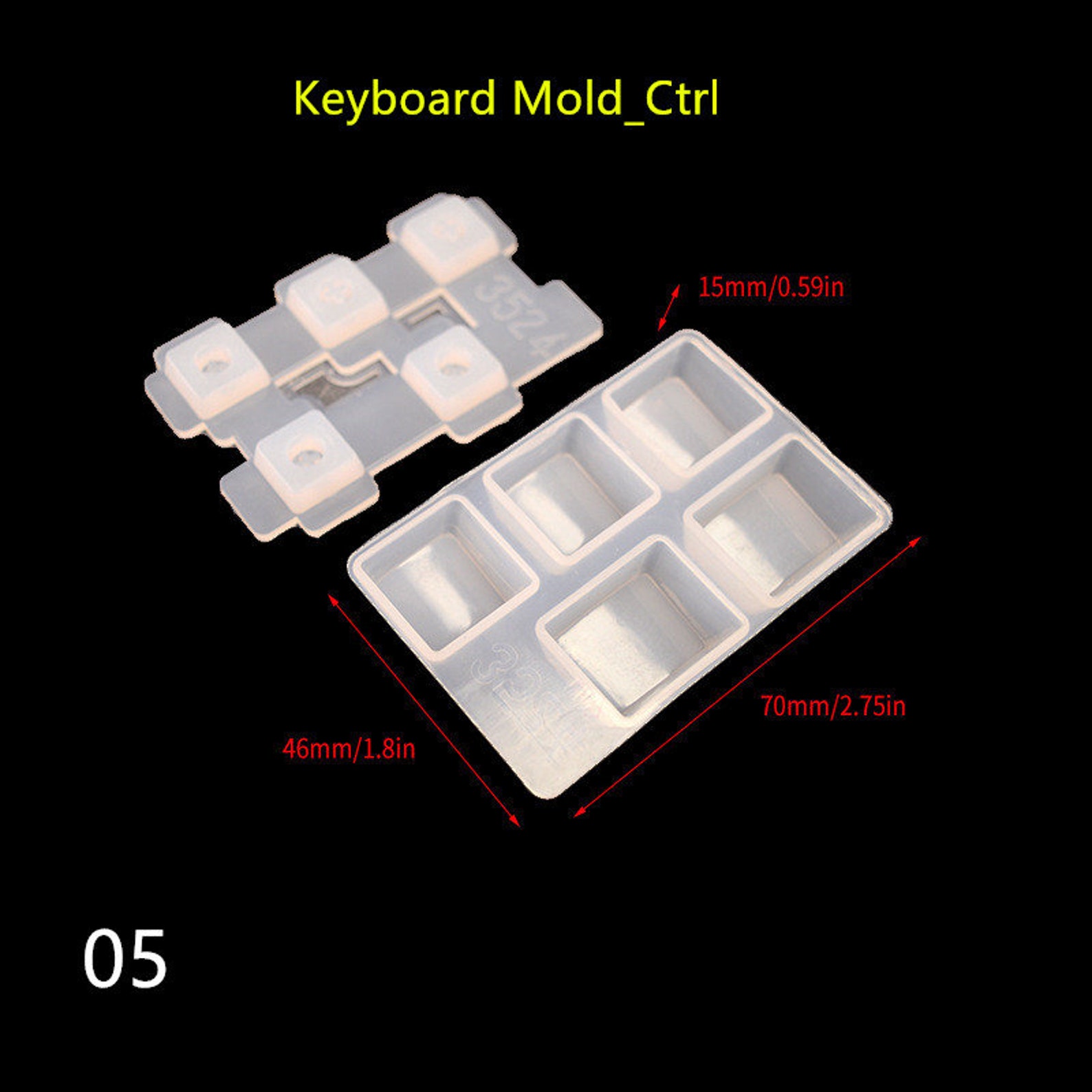 Mechanical Keyboard Mold-keycap Resin Mold-silicone Key Cap Mold ...