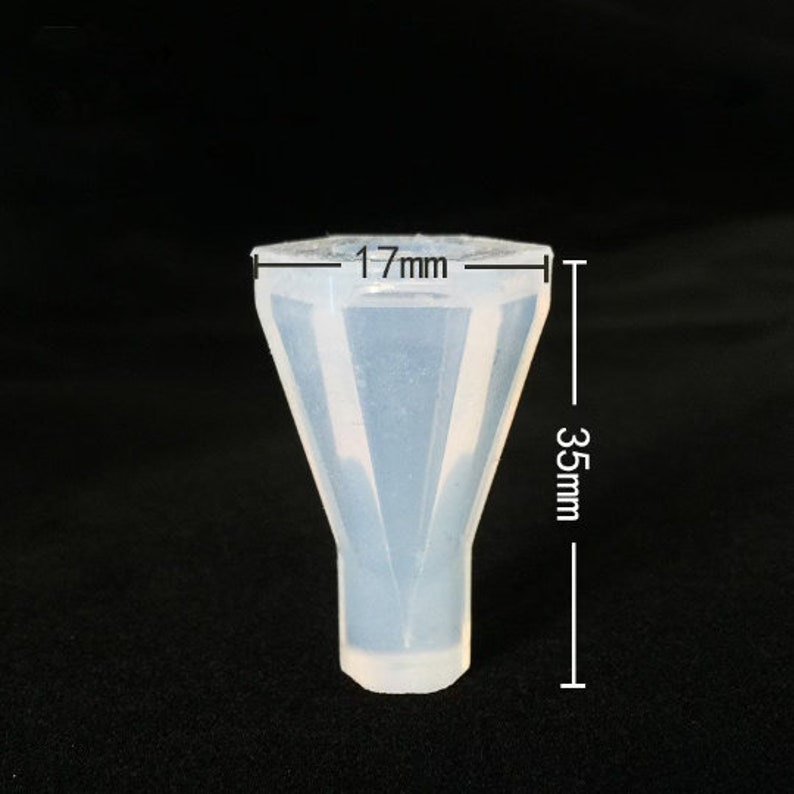 Cone Resin Silicone Mold-geometric Cone Pendant Mold-crystal - Etsy
