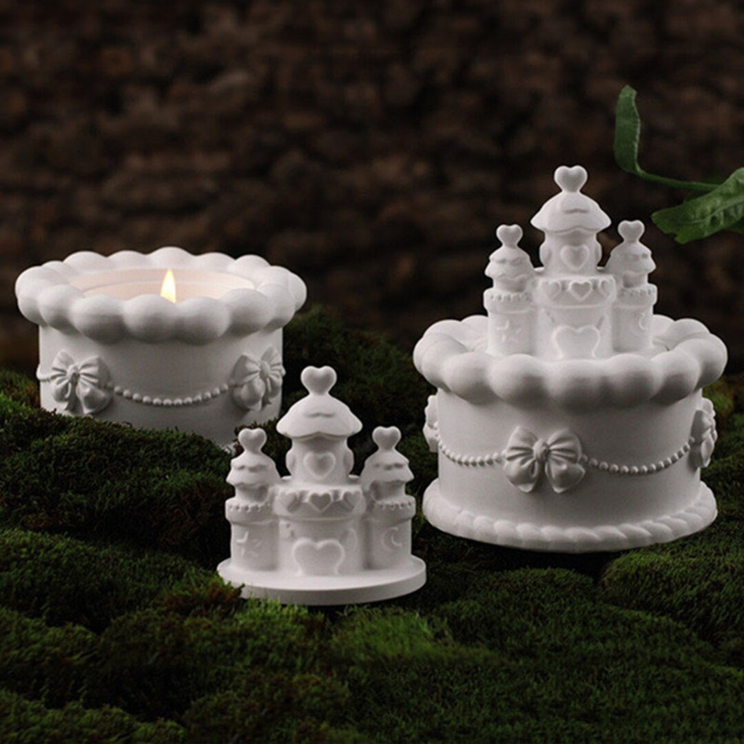 Fairy Castle Box Silicone Mold-castle Cake Box Resin Mold-castle Candle ...