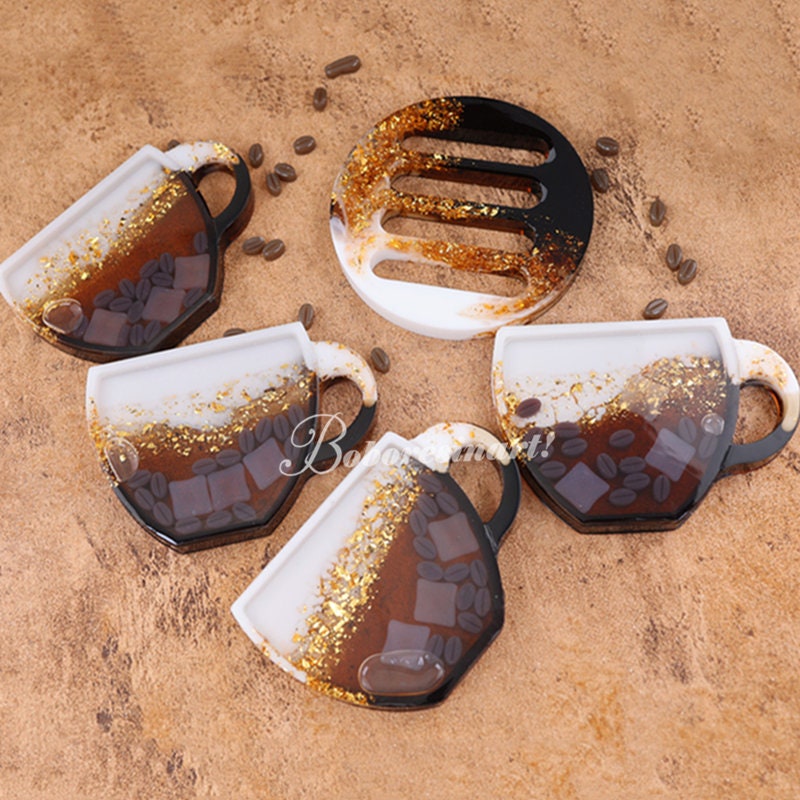 Shaker Coaster Mold - Etsy