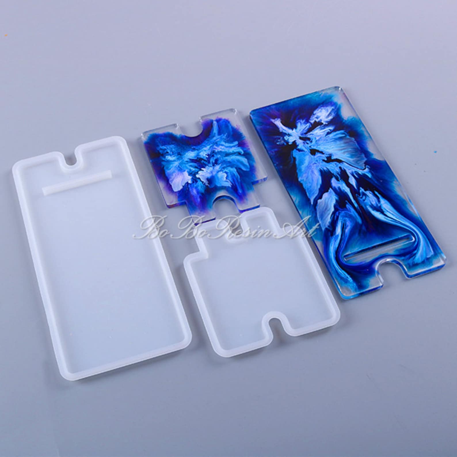 Simple Phone Stand Resin Mold-phone Stand Silicone Mold-mobile Phone ...