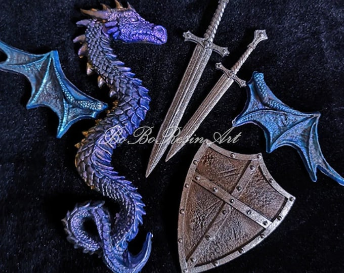 Dragon Resin Silicone Mold-large Dragon Fondant Mold Dragon - Etsy