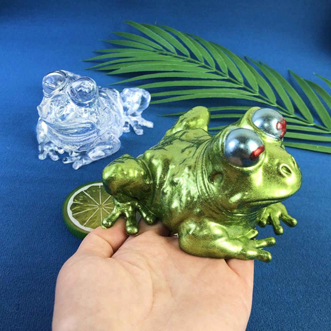 Cute Toad Silicone Mold-toad Frog Resin Mold-big Eyed Frog Mold-animal ...