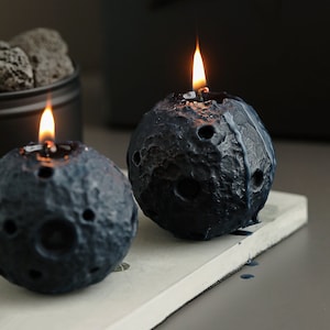 3D Moon Earth Silicone Mold-concrete Globe Mold-moon Sphere Candle Mold ...