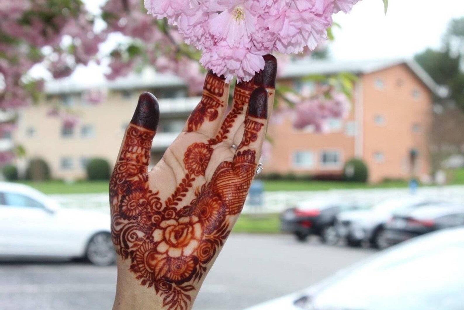 Henna Stencil. Floral Arabic and Leaves Design. Easymehendi - Etsy