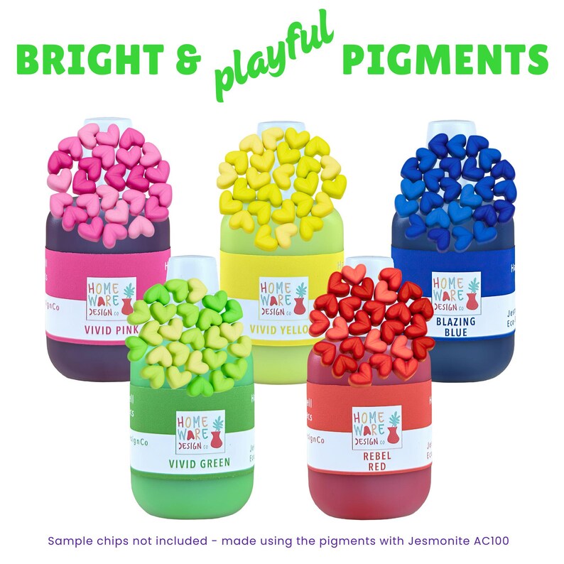BRIGHT and PLAYFUL Colour Pigments - Hand-blended for Jesmonite® AC100 ...