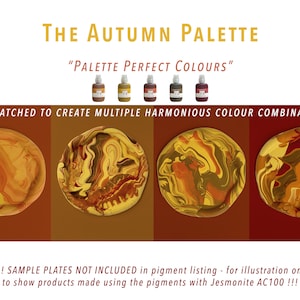AUTUMN PALETTE PIGMENTS – Hand-blended Pigment Colours for Jesmonite ...