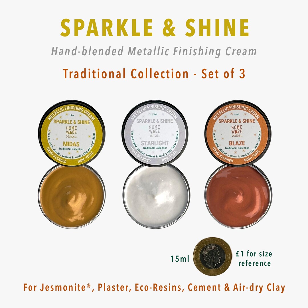 Sparkle & Shine: Metallic Finishing Cream. for Handmade Décor Products ...