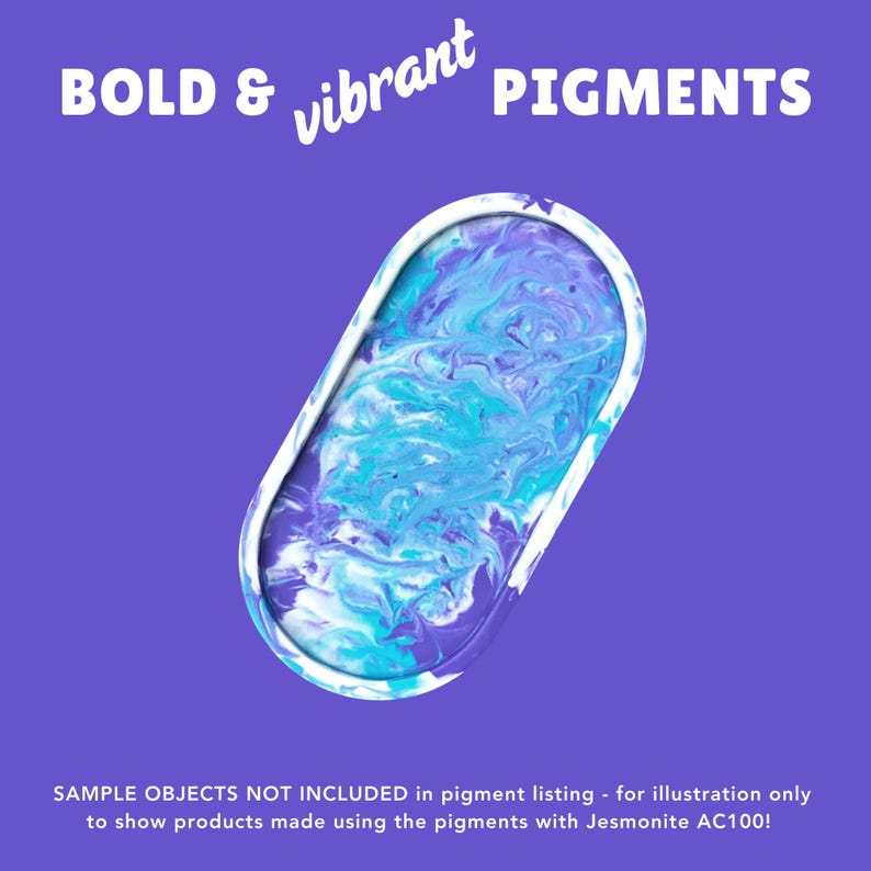 BOLD and VIBRANT Colour Pigments - Hand-blended for Jesmonite® AC100 ...