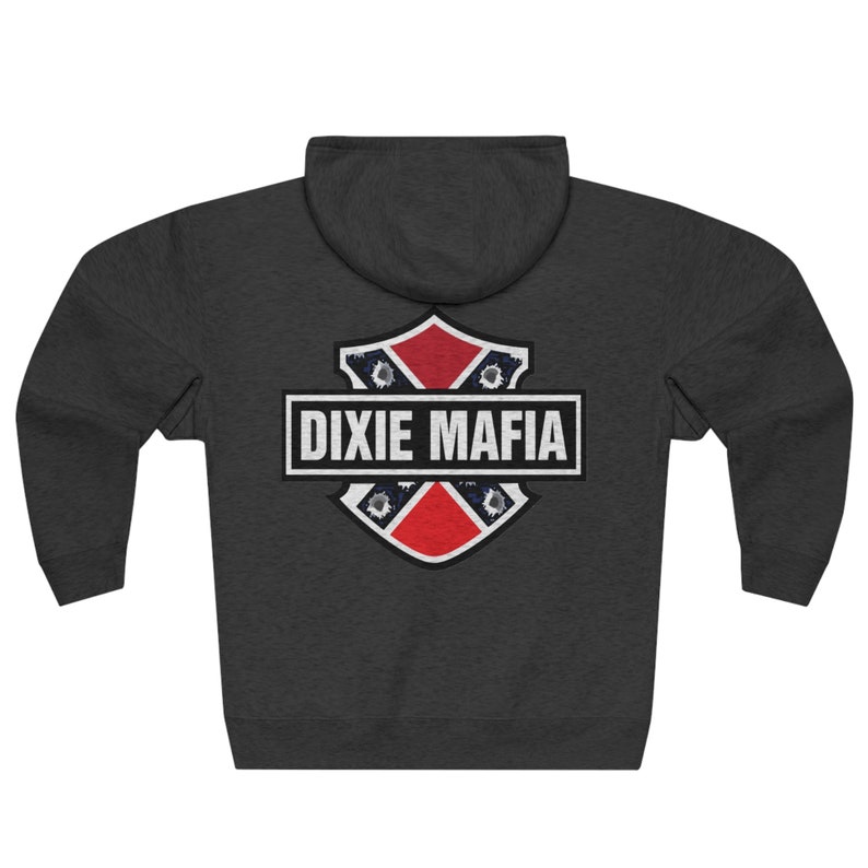 Dixie Mafia Premium Full Zip Hoodie - Etsy