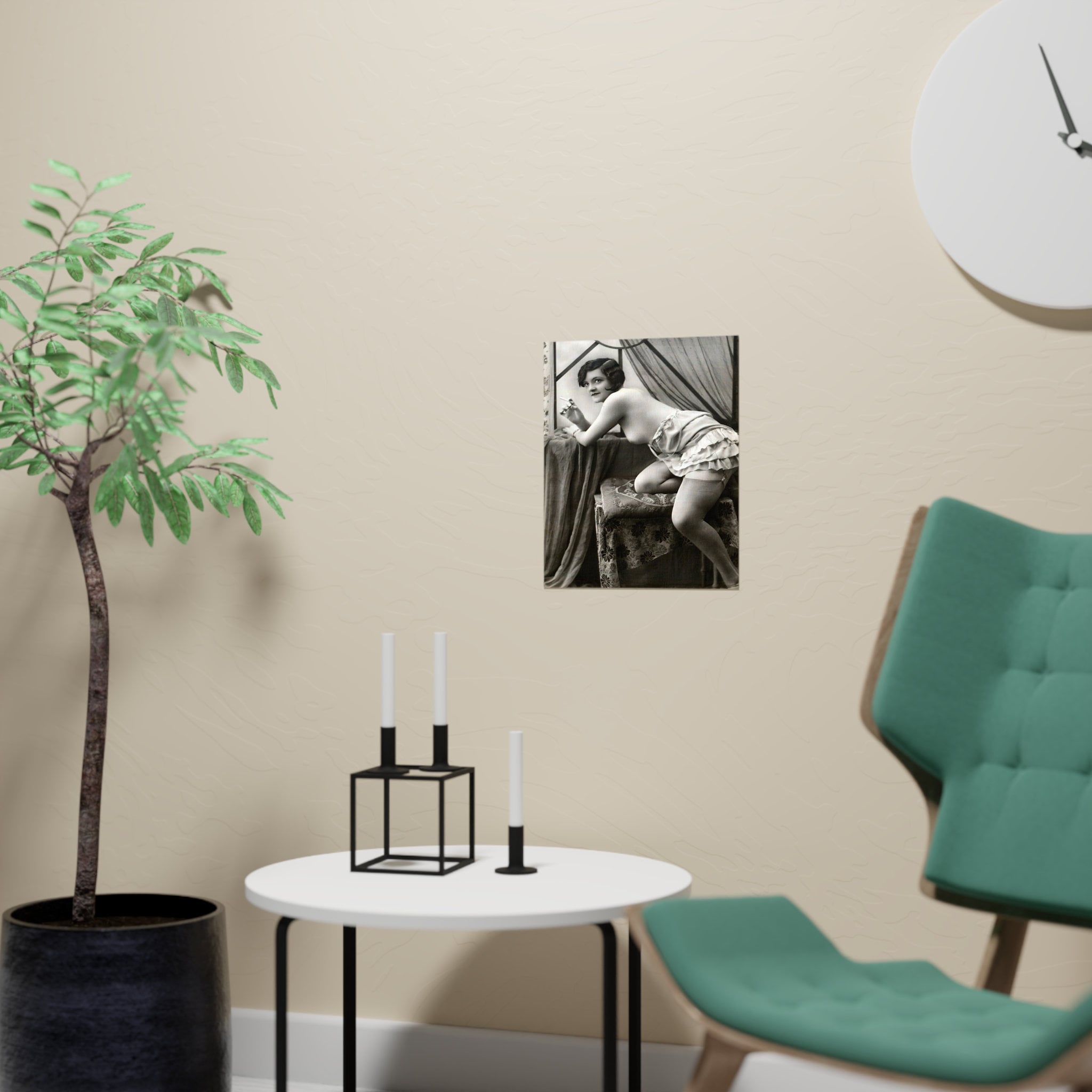 Vintage Risque Art Matte Posters- Not Framed - Etsy