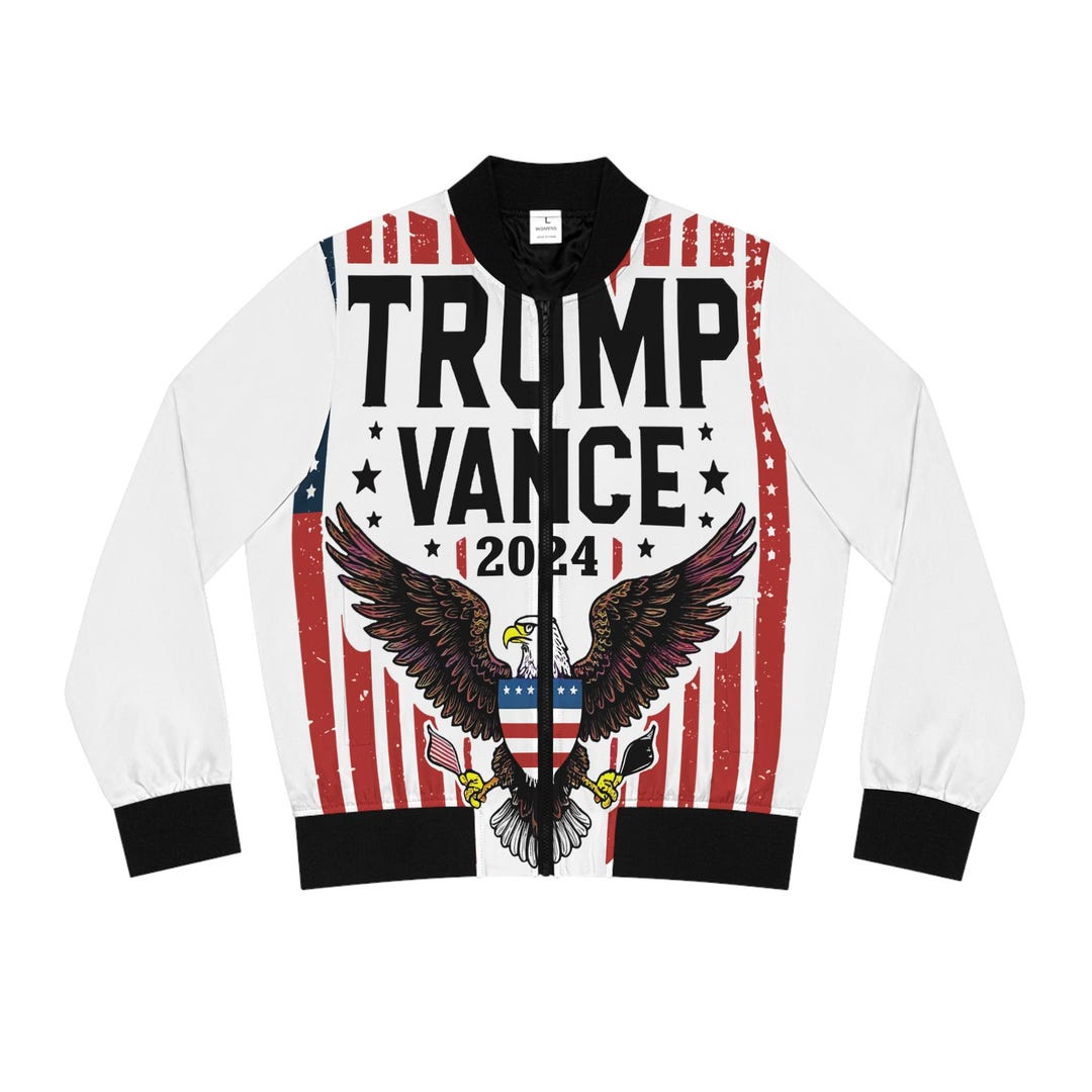 Trump Vance MAGA BLM Women's Bomber Jacket - Etsy