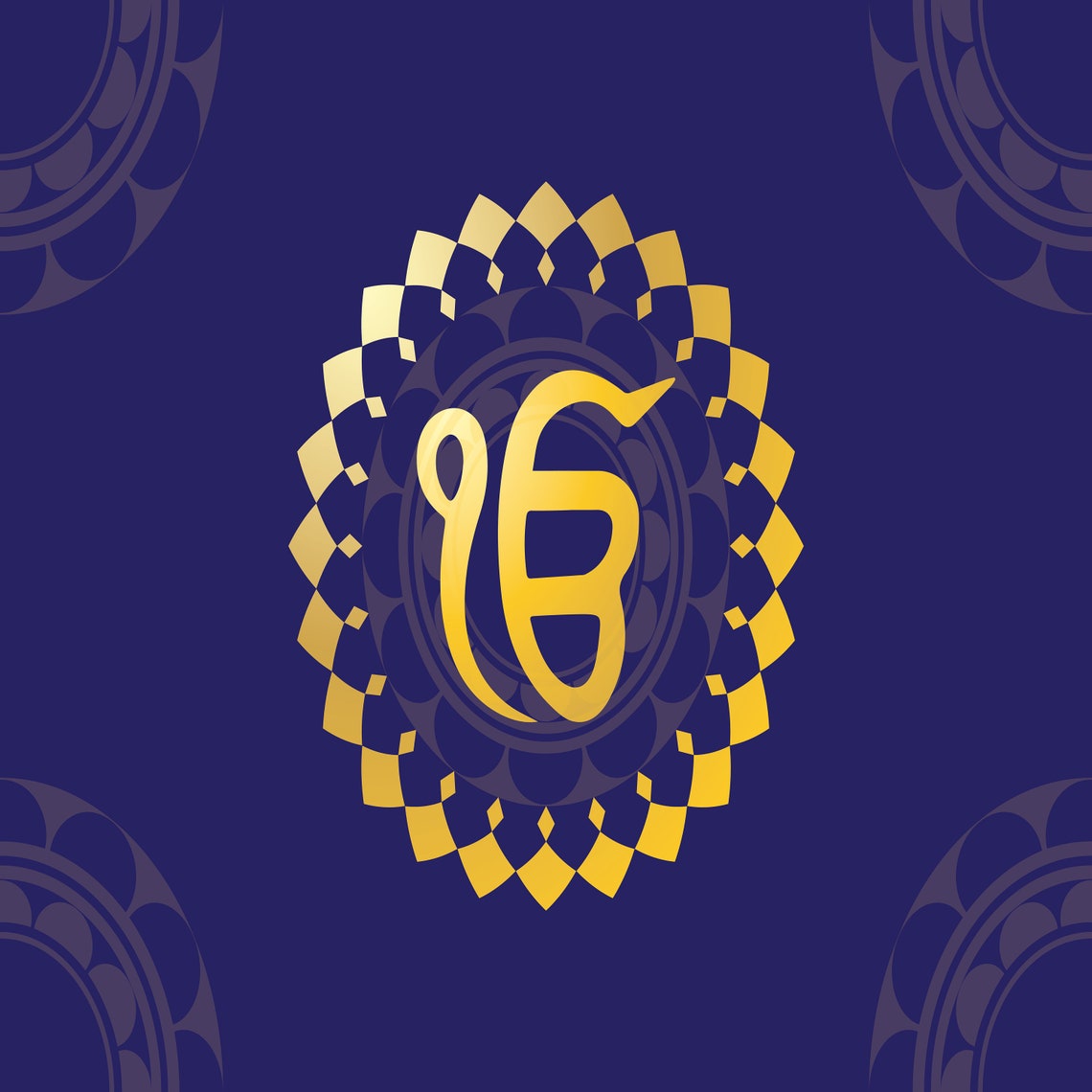 Sikh Canvas Art | Ek Onkar (one God) | Khalsa Sikhism | Free UK ...