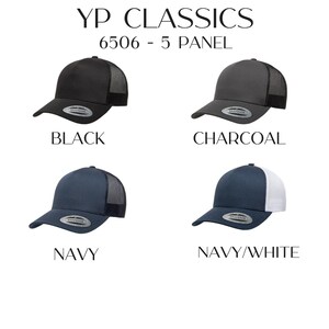 YP Classics Retro Trucker Hat: 6-panel Blank Hat - Etsy