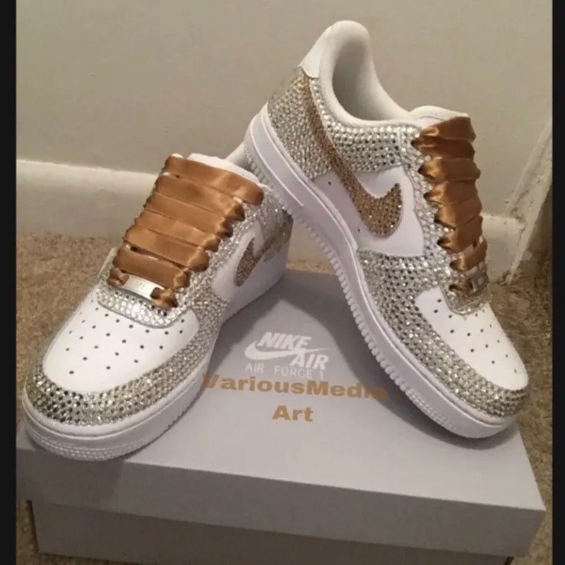 Bling Air Force Ones - Etsy