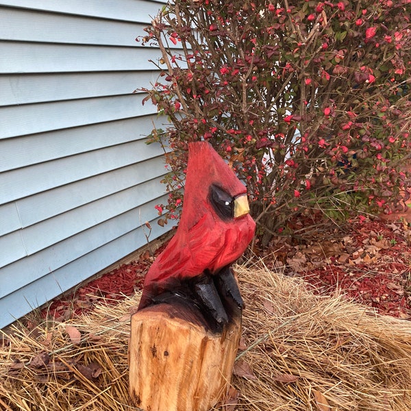 Chainsaw Cardinal Carvings - Etsy