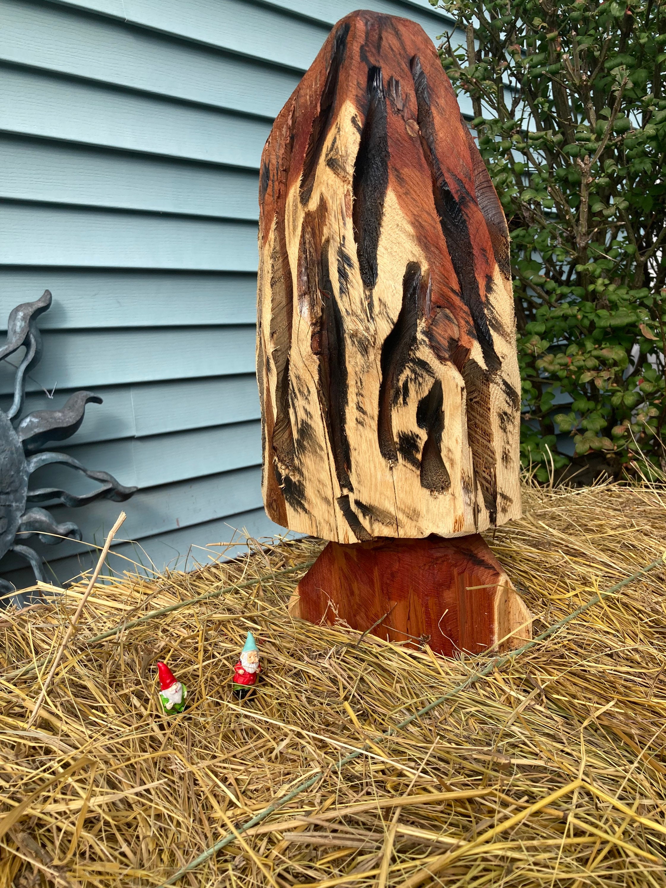 Morel Mushroom Chainsaw Carving - Etsy
