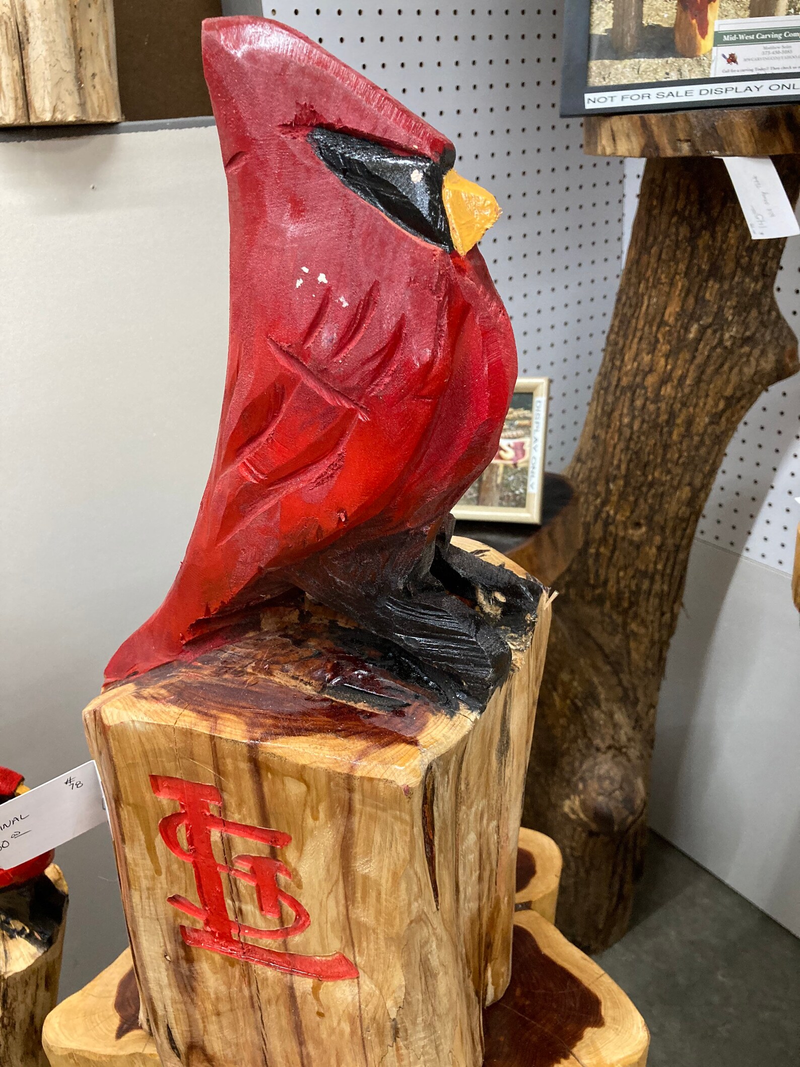 STL engraved St. Louis Cardinals Wood Carving | Etsy