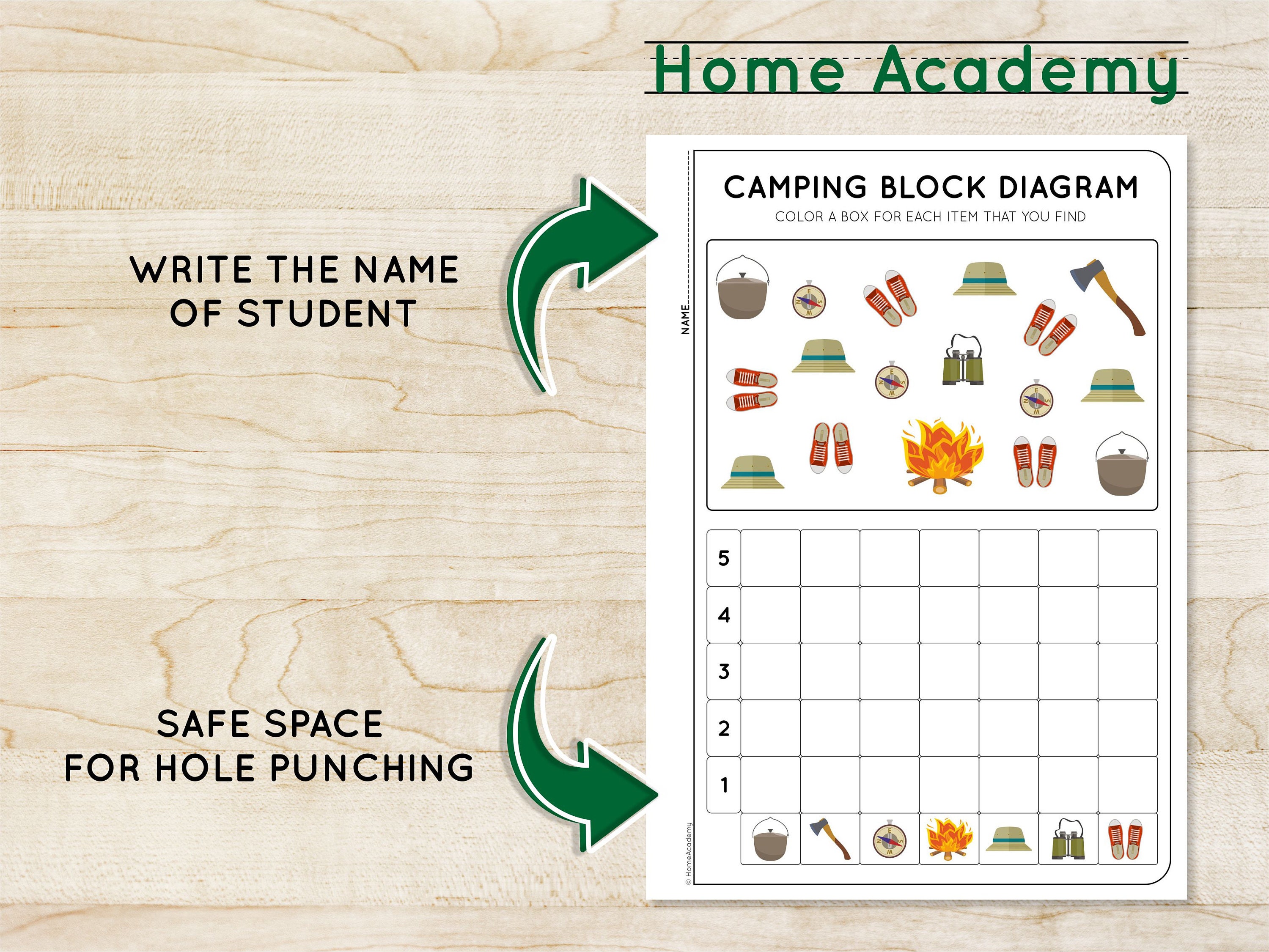 Printable MATH Worksheets Block Diagram Year 2 Counting Activities ...