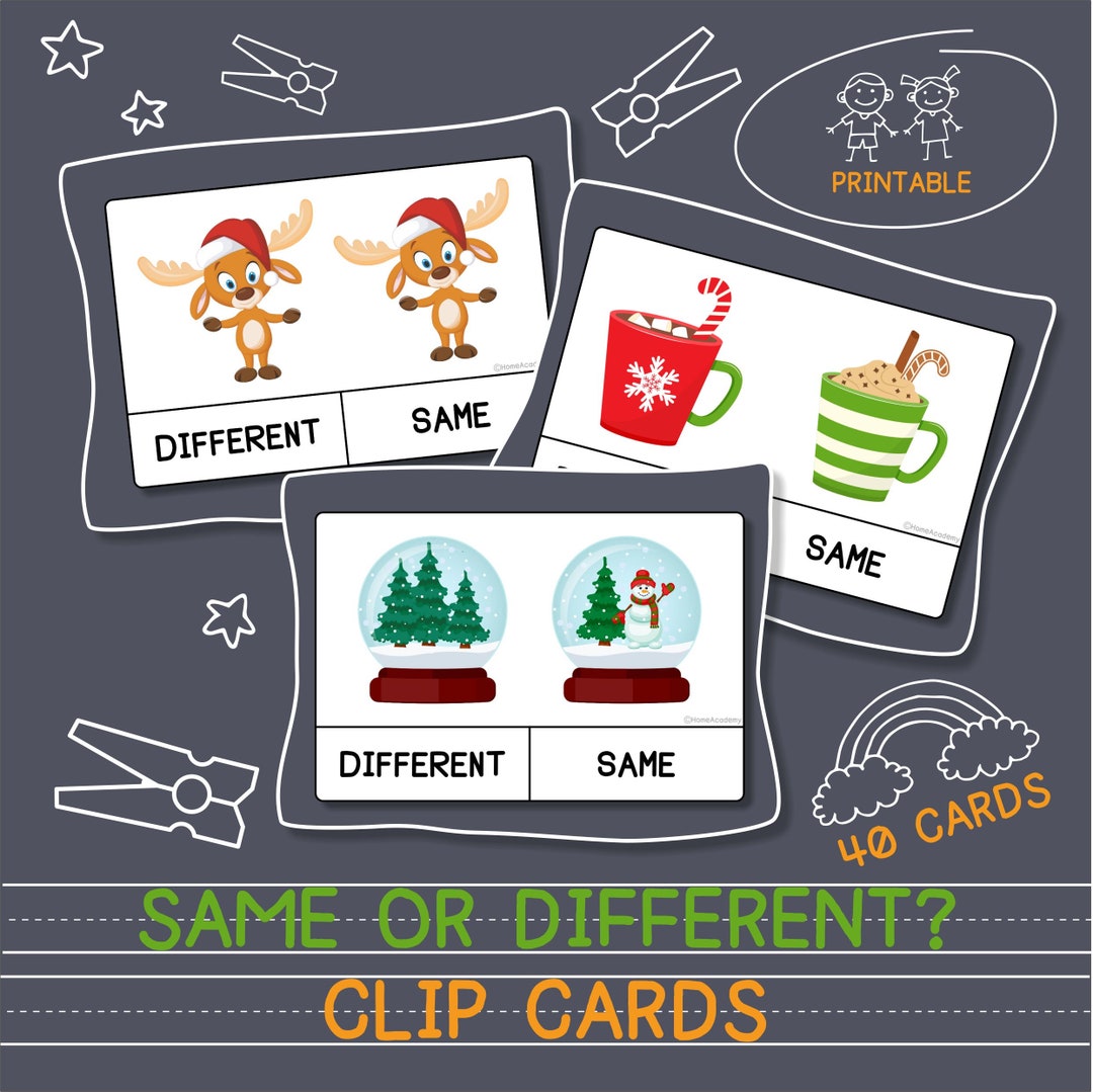 Printable Clip Cards Educational Activities for Toddlers - Etsy