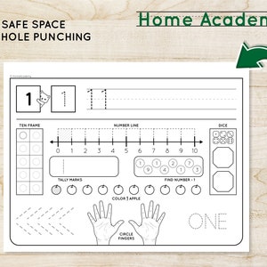 1-10 Number Tracing Book Printable Preschool Worksheets Homeschool ...