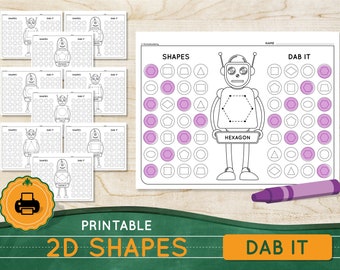 Shapes Preschool Theme - Etsy