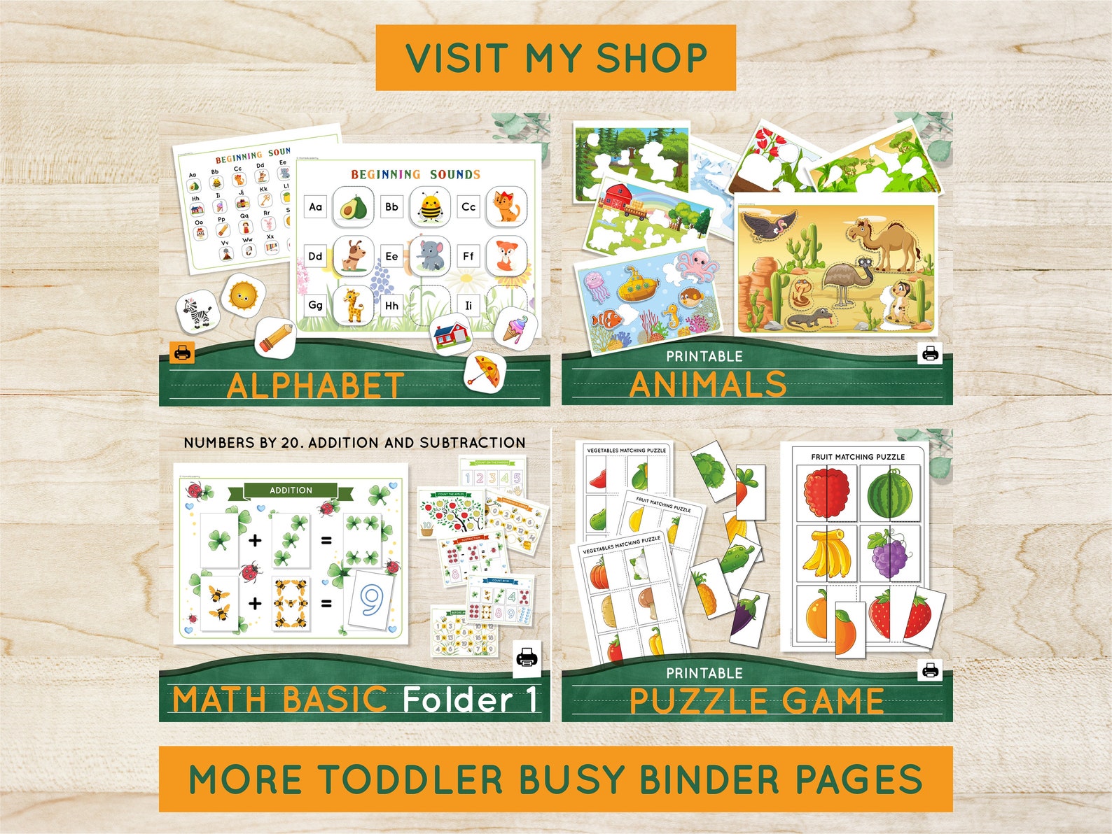 COLORS Toddler Busy Book Printable Preschool worksheets | Etsy