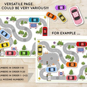 CARS Busy Book Toddler Learning Toy Printable Homeschool Worksheets ...