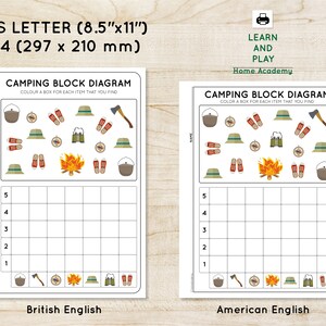 Printable MATH Worksheets Block Diagram Year 2 Counting Activities ...