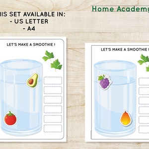 VEGETABLES and FRUITS Matching Game Preschool Worksheets Printable ...