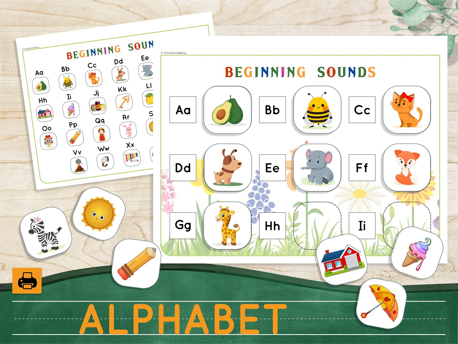 Printable ALPHABET Worksheets Toddler Learning Toy ABC Busy Book ...