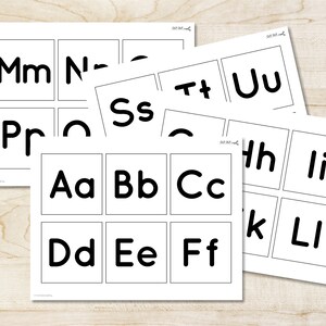 ALPHABET Worksheets Printable Toddler Learning Toy Kindergarten Busy ...