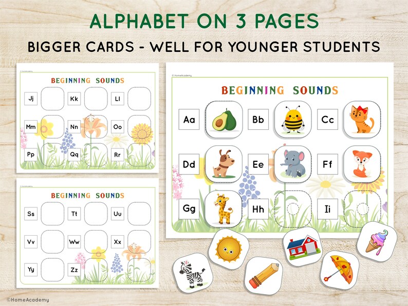 Printable ALPHABET Worksheets Toddler Learning Toy ABC Busy Book ...