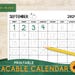 Printable CALENDAR 2024-2025 Traceable Calendar Homeschool Morning ...