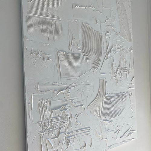 Abstract Art Plaster Art 3D Handmade Framed - Etsy